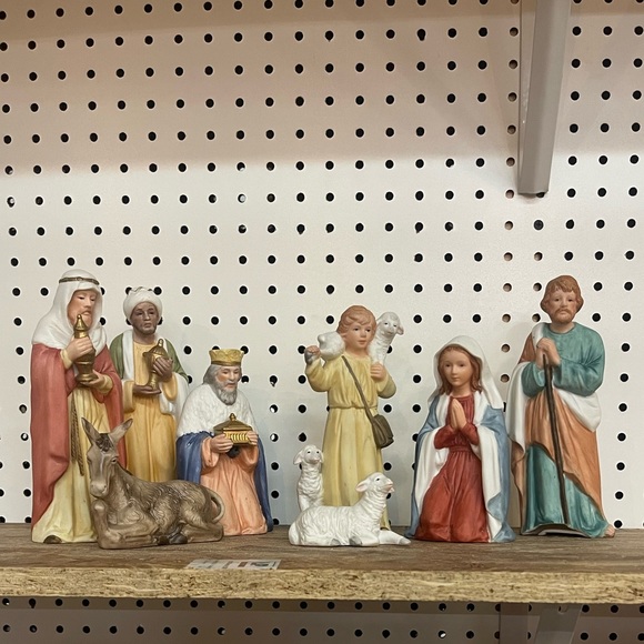 Holiday | Homco Christmas Nativity Scene Figurines 526 Vintage Retired ...